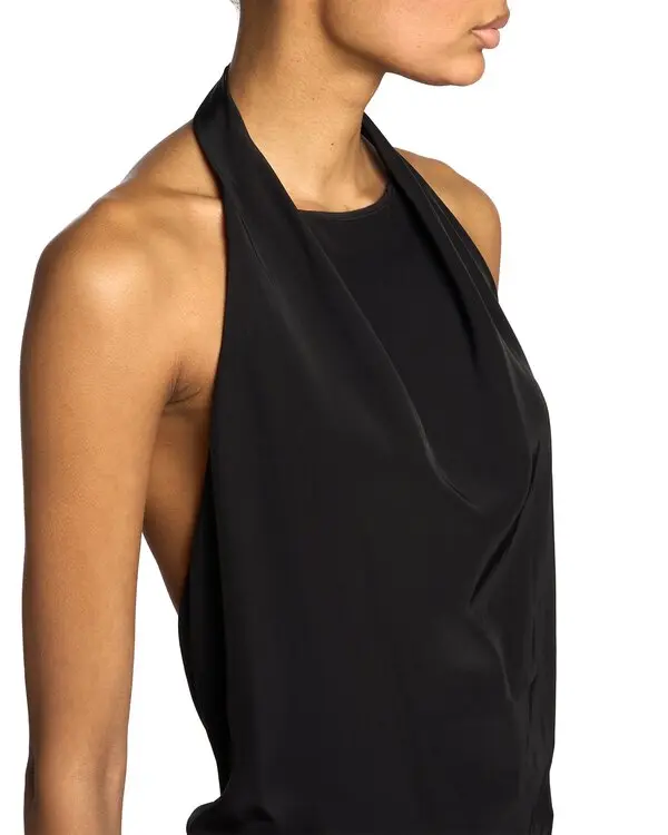 Wardrobe.NYC Liquid Halter Mini Dress