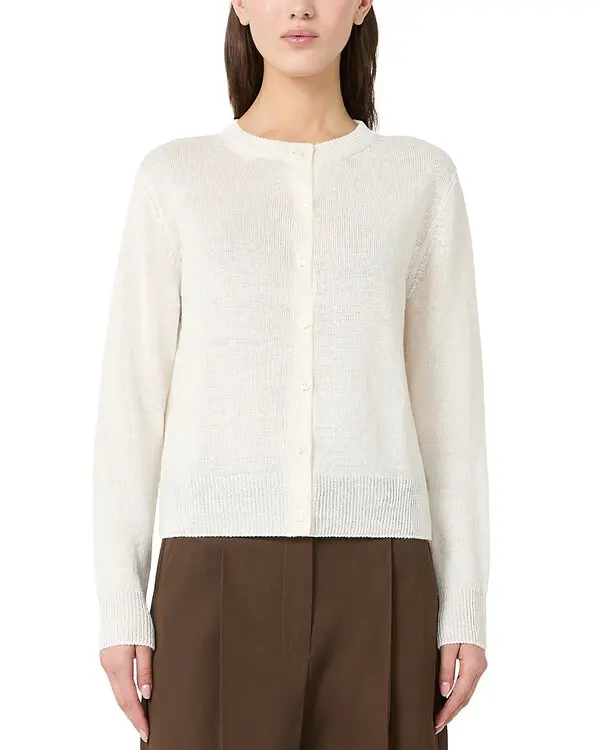 Max Mara Wkdbadia Cardigan Sweater - Ecru