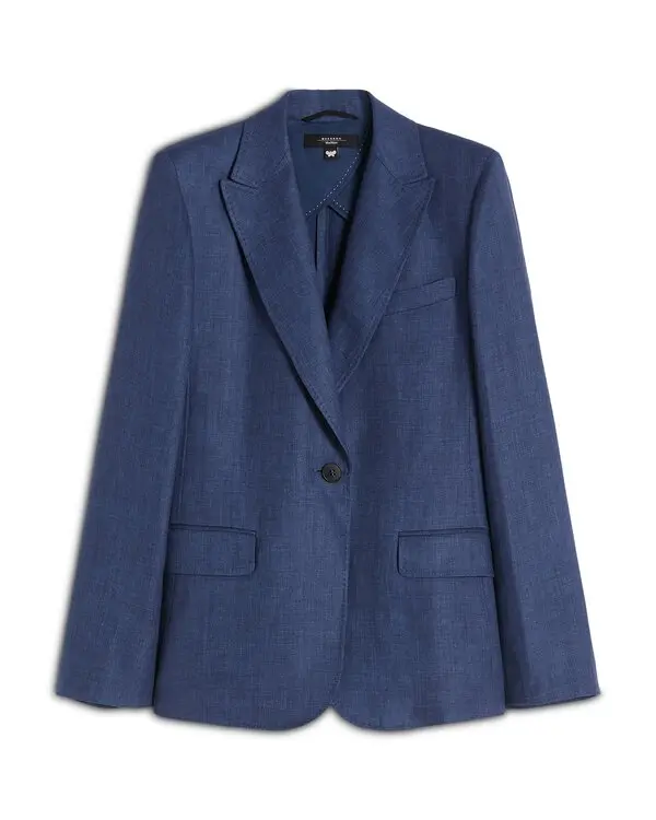 Max Mara Wkdnalut Blazer - Navy