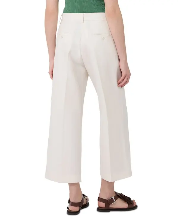 Max Mara Cropped Trousers - Ecru