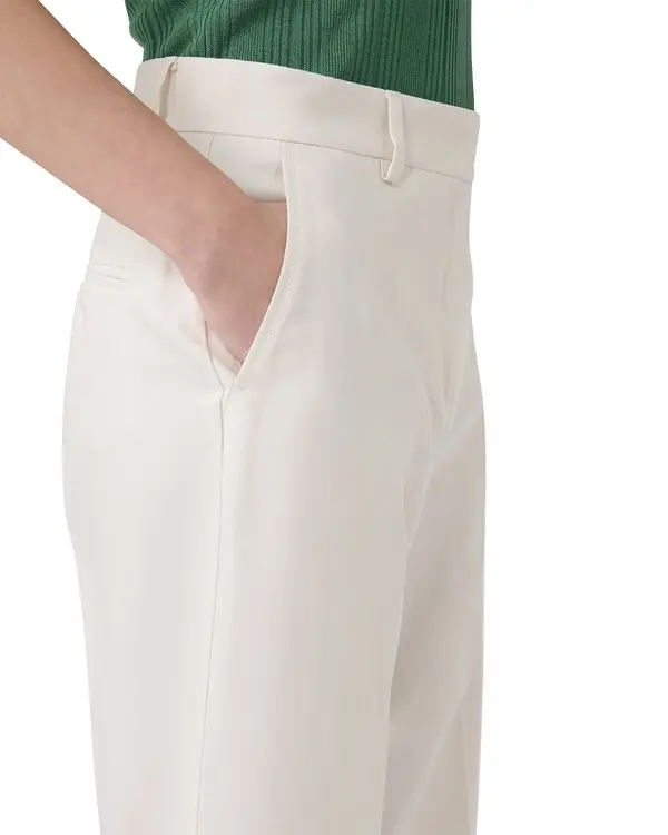 Max Mara Cropped Trousers - Ecru