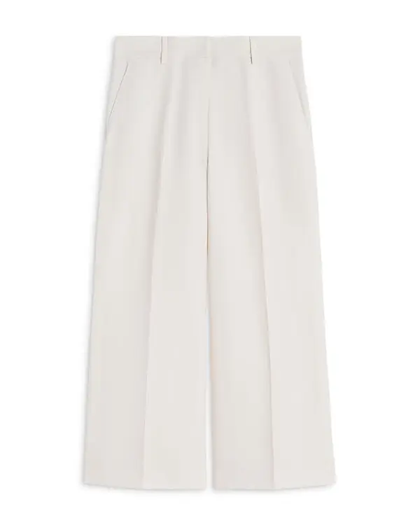 Max Mara Cropped Trousers - Ecru