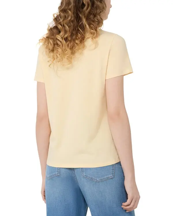 Max Mara Cotton Blend T-shirt - Light Yellow