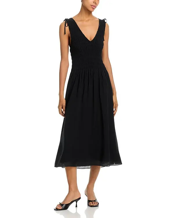 Paige Sebastian Midi Dress - Black