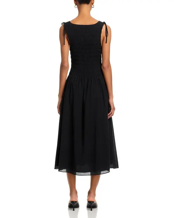 Paige Sebastian Midi Dress - Black