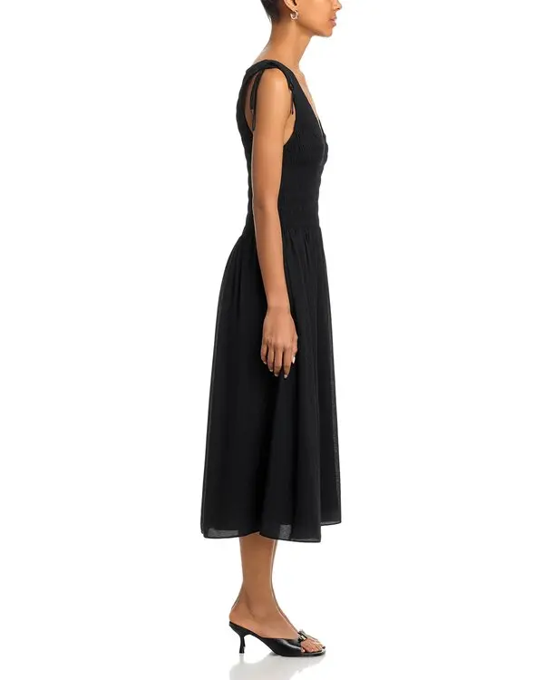 Paige Sebastian Midi Dress - Black