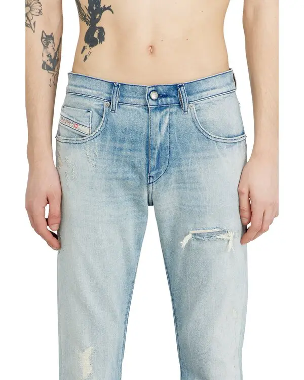 DIESEL® D-strukt Slim Fit Jeans - Denim
