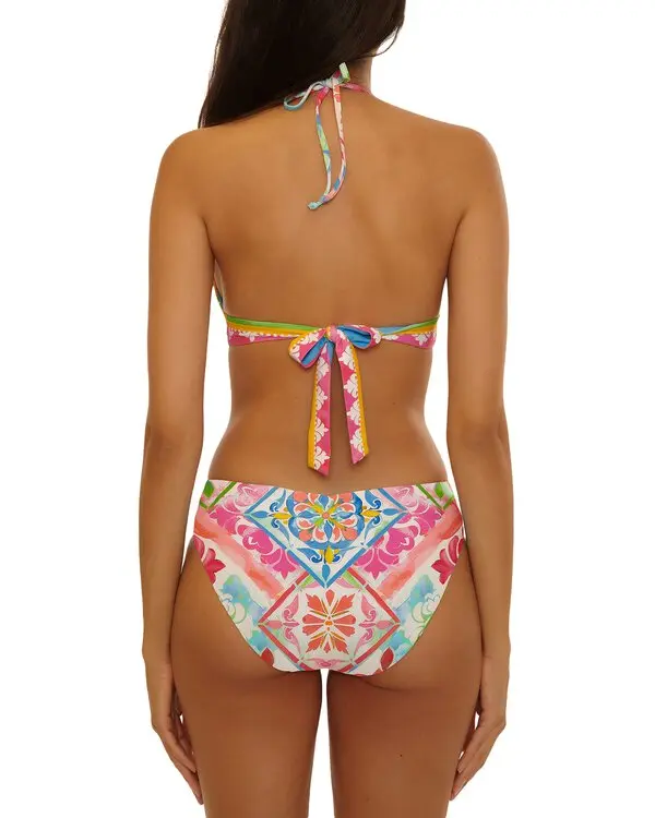 BECCA By Rebecca Virtue Mijas Mira Halter Bikini Top - Multi