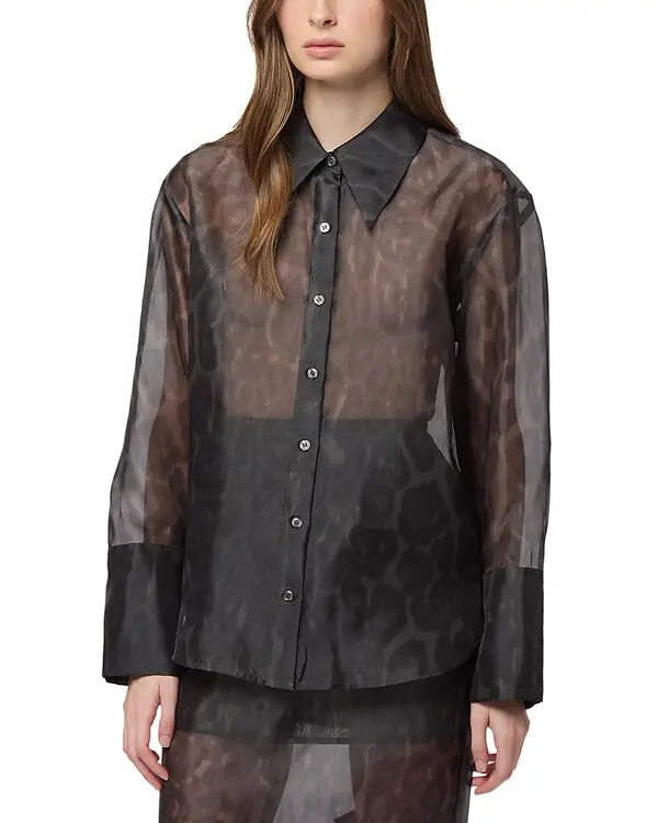 Apparis Tyra Organza Leopard Shirt