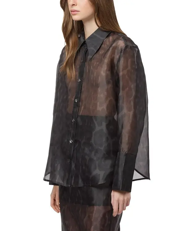 Apparis Tyra Organza Leopard Shirt