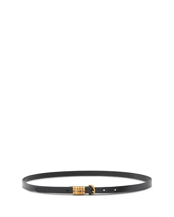 Pinko Leather Saddle Belt - Zq