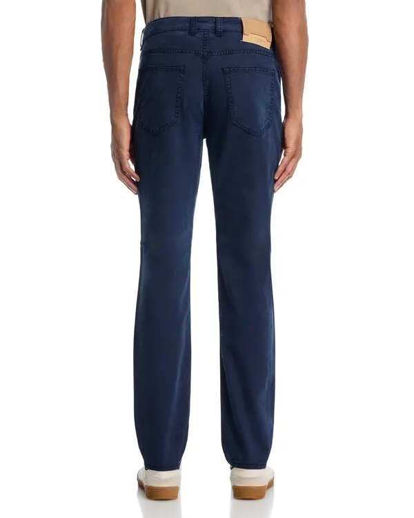 Boglioli Cotton & Tencel Slim Fit Five Pocket Pants - Navy