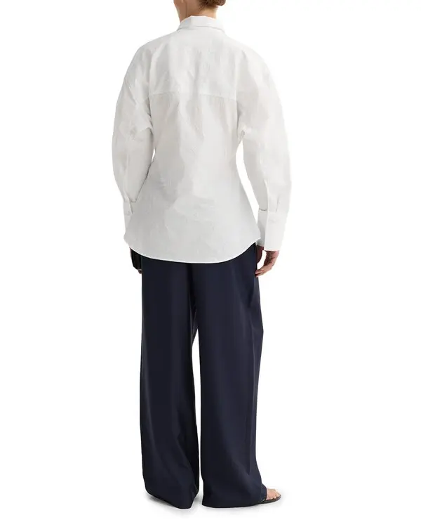 RÓHE Double Cuff Shaped Poplin Shirt