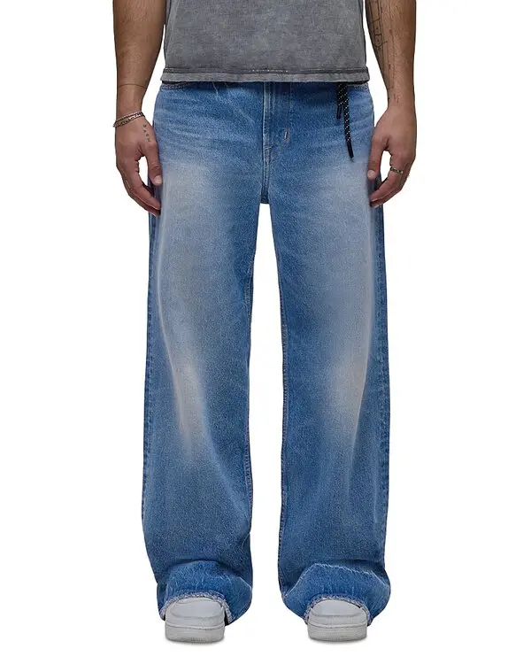 Hudson Jeans Luca Wide Leg Jeans In Wash