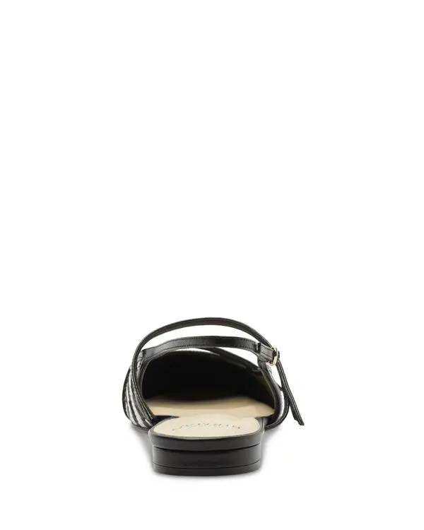 ALEXANDRE BIRMAN Raffia Slingback Flats