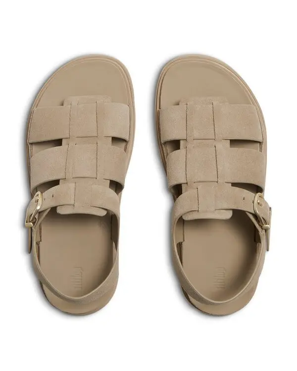 Fitflop Gen-ff Suede Fisherman Sandals - Cappuccino