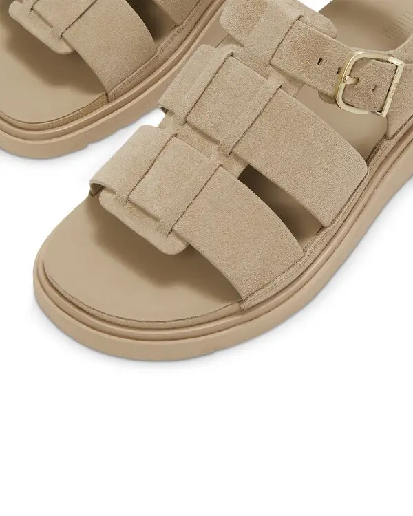 Fitflop Gen-ff Suede Fisherman Sandals - Cappuccino
