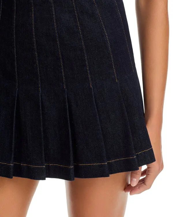 Alice + Olivia Carter Denim Mini Skirt