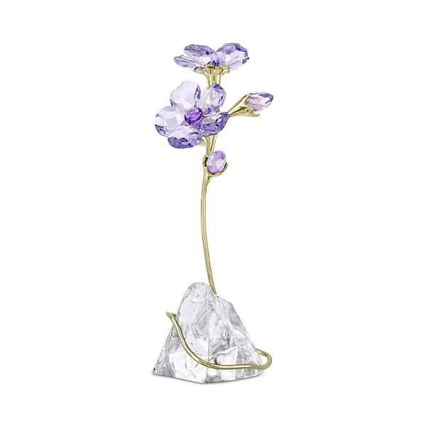 SWAROVSKI Florere Collection Rozanne Crystal Figurine - Purple