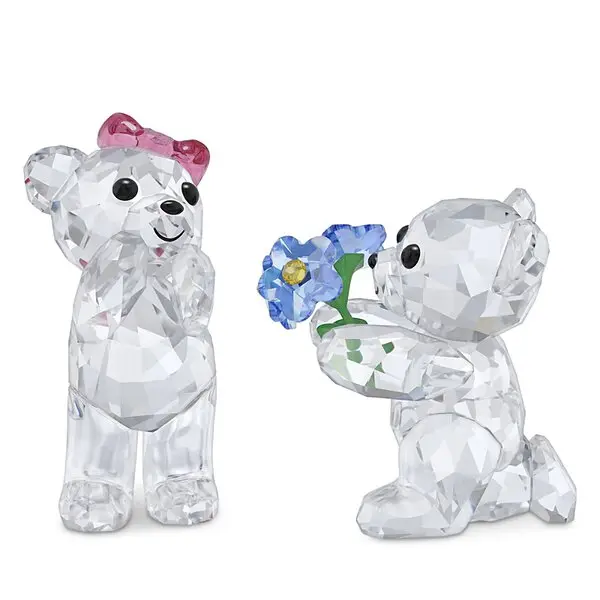 SWAROVSKI Kris Bear Collection I Adore You Crystal Figurines - White