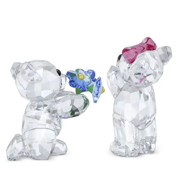 SWAROVSKI Kris Bear Collection "i Adore You" Crystal Figurines