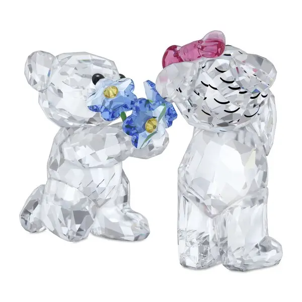SWAROVSKI Kris Bear Collection "i Adore You" Crystal Figurines