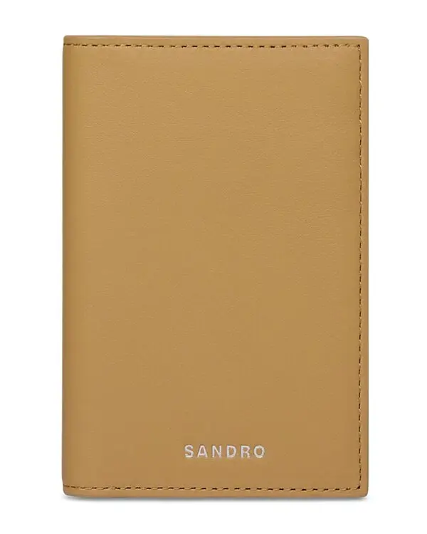 Sandro Leather Card Holder - Natural
