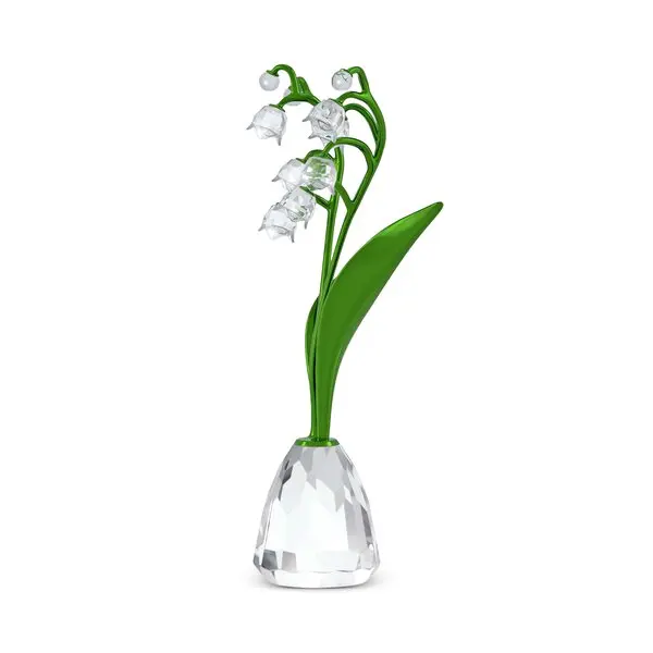 SWAROVSKI Florere Collection Lilly Of The Valley Crystal Figurine - White