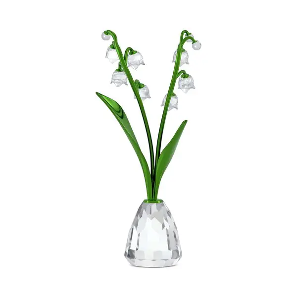 SWAROVSKI Florere Collection Lilly Of The Valley Crystal Figurine - White