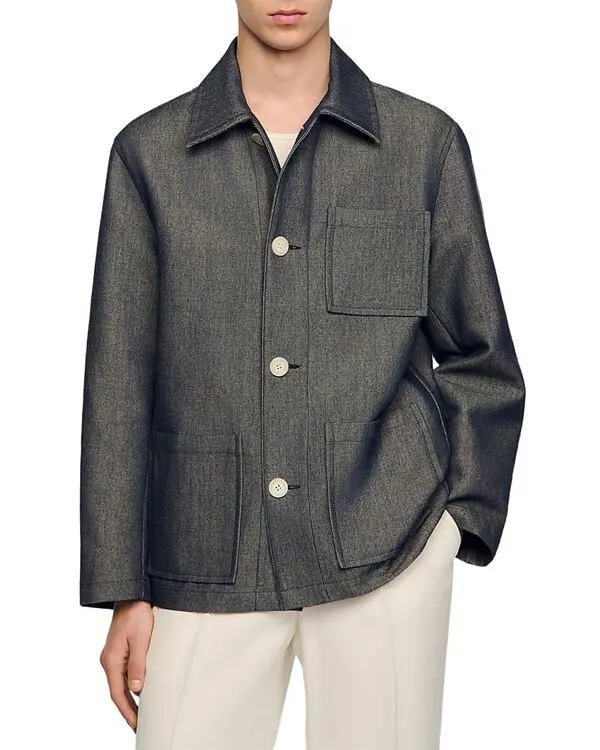 Sandro Worker Jacket - Denim