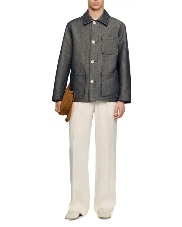Sandro Worker Jacket - Denim