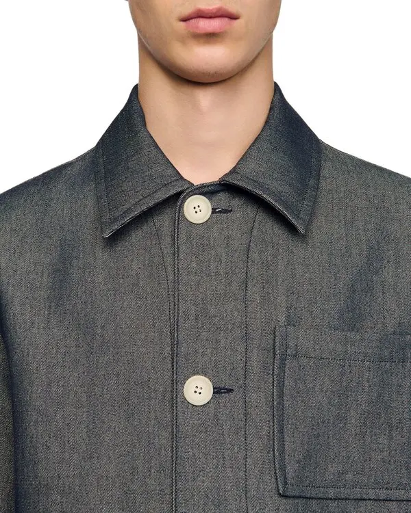Sandro Worker Jacket - Denim