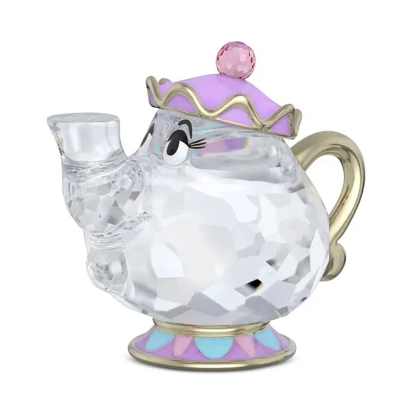SWAROVSKI Beauty And The Beast Collection Mrs. Potts Crystal Figurine