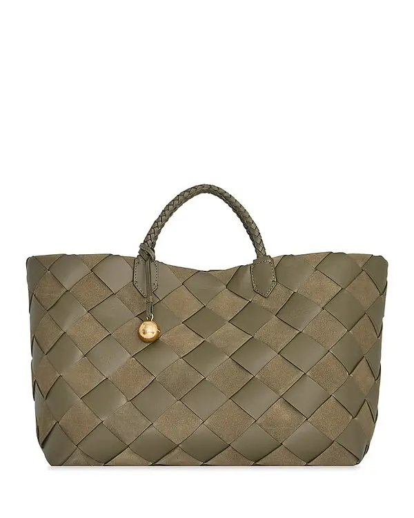 Rebecca Minkoff Frankie Large Woven Leather Tote Bag