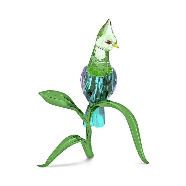 SWAROVSKI Idyllia Collection Green Turaco Crystal Figurine