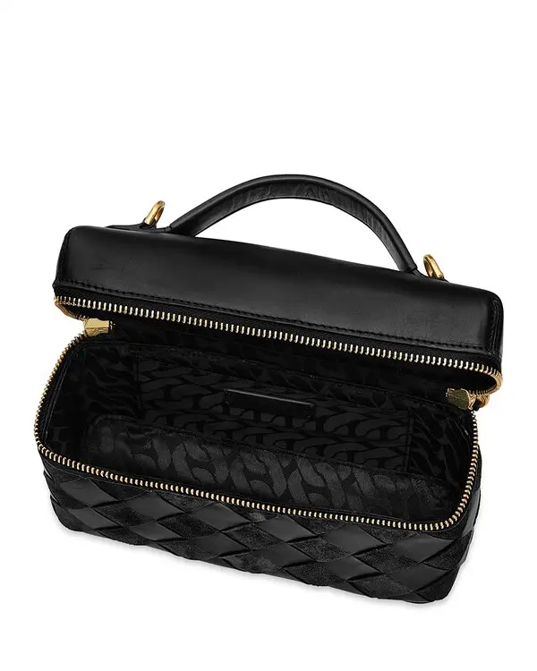Rebecca Minkoff Woven Leather Train Case