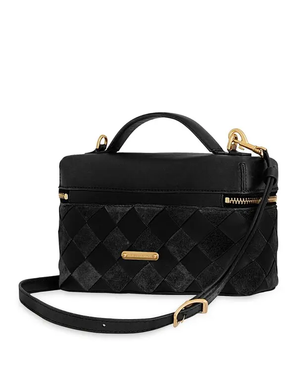 Rebecca Minkoff Woven Leather Train Case