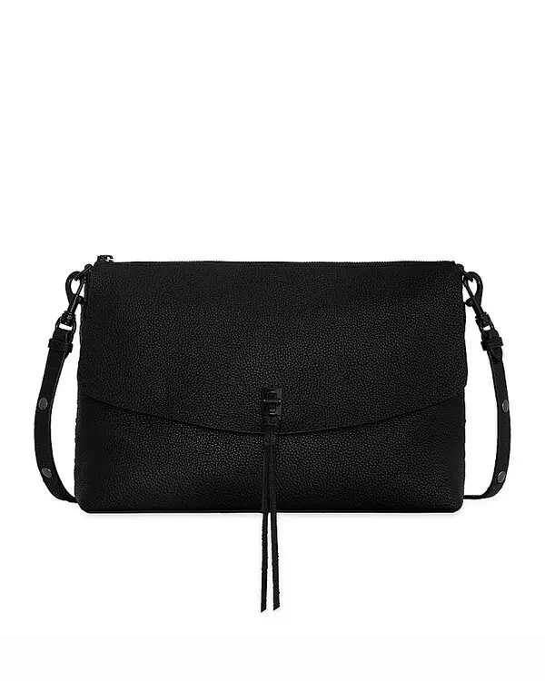 Rebecca Minkoff Darren Large Top Zip Leather Crossbody