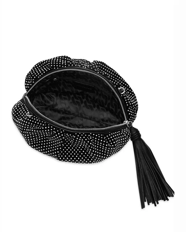 Rebecca Minkoff Ruched Crystal Clutch