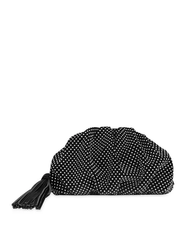 Rebecca Minkoff Ruched Crystal Clutch