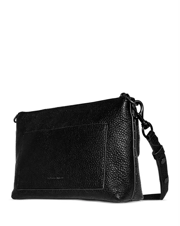 Rebecca Minkoff Darren Top Zip Suede Shoulder Bag