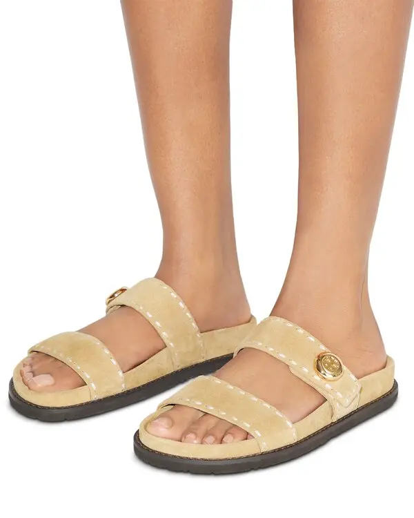 Tory Burch Romy Sport Slides - Butterscotch