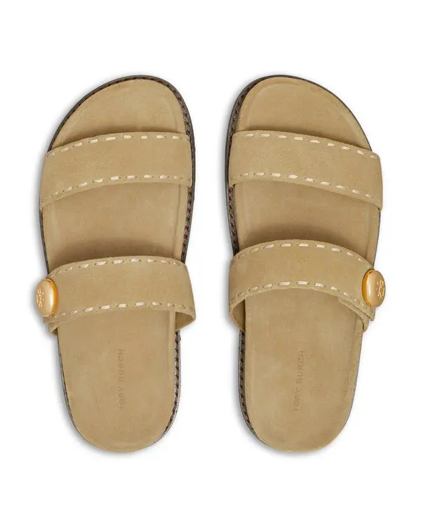 Tory Burch Romy Sport Slides - Butterscotch