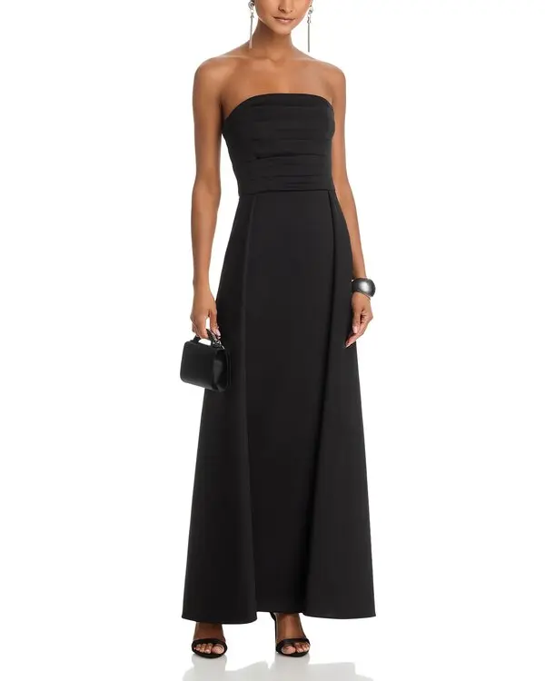 Aqua Tech Scuba Strapless Maxi Dress Exclusive
