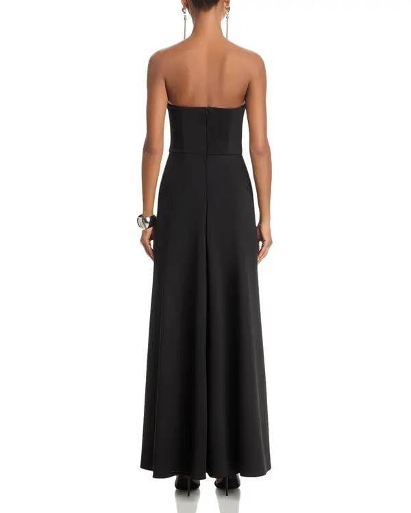 Aqua Tech Scuba Strapless Maxi Dress Exclusive