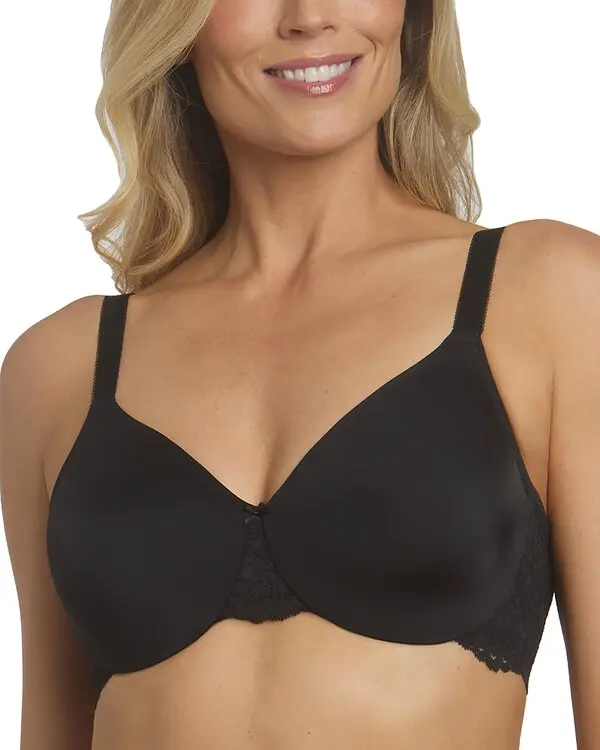 DOMINIQUE INTIMATES Lena Lace Hidden Underwire Minimizer Bra - Black