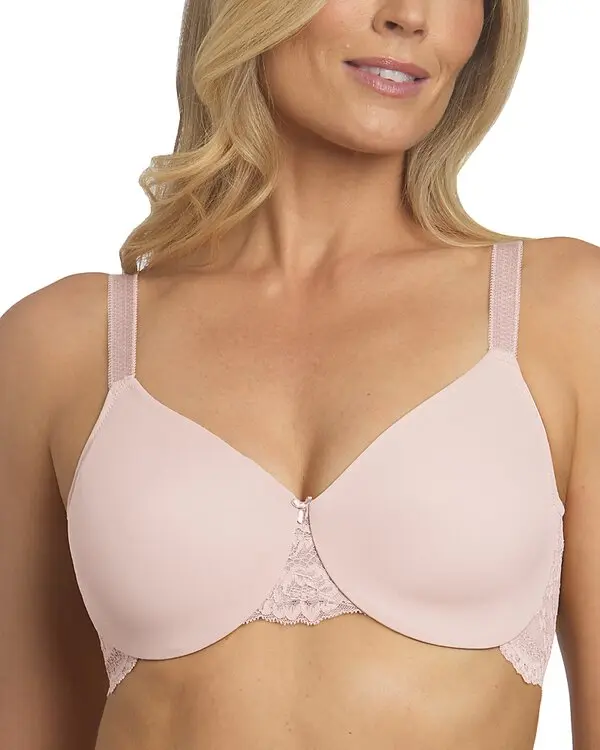 DOMINIQUE INTIMATES Lena Lace Hidden Underwire Minimizer Bra - Blush Rose