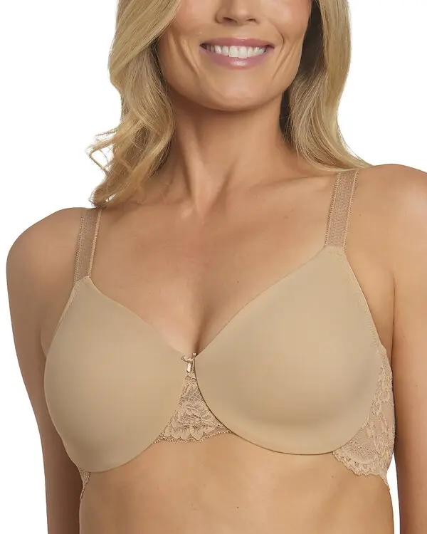 DOMINIQUE INTIMATES Lena Lace Hidden Underwire Minimizer Bra - Mocha