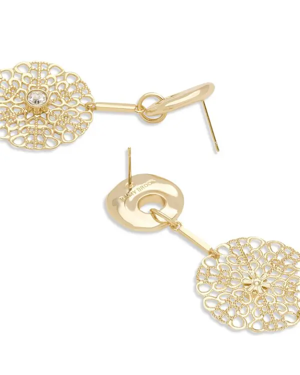 Ramy Brook Selena Crystal Triple Drop Earrings