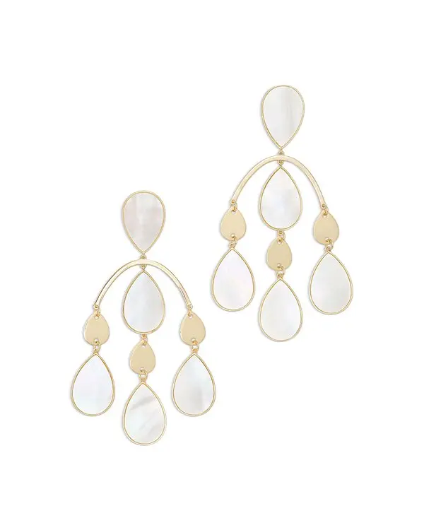 Ramy Brook Karina Mother Of Statement Earrings - Pearl